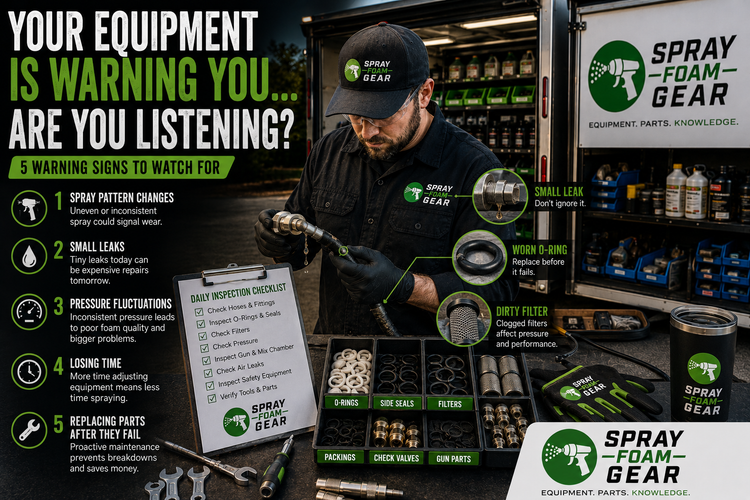 5 Warning Signs Your Spray Foam Equipment Needs Immediate Attention ...