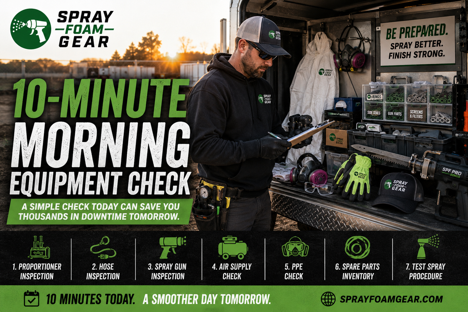 The 10-Minute Morning Equipment Check That Can Save a Spray Foam Job ...