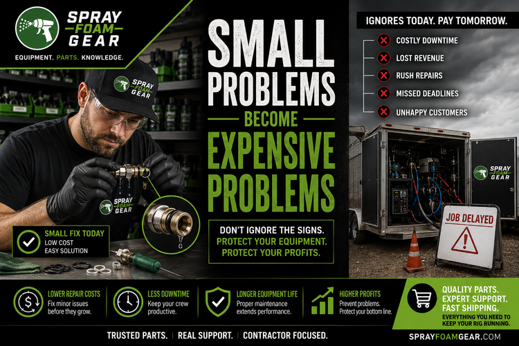 The Hidden Costs of Ignoring Small Spray Foam Equipment Problems ...